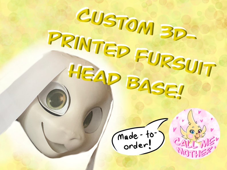 CUSTOM 3d-printed Fursuit Head Base - Etsy