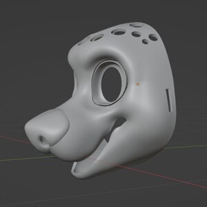 STL Files for Canine Fursuit Head - Etsy