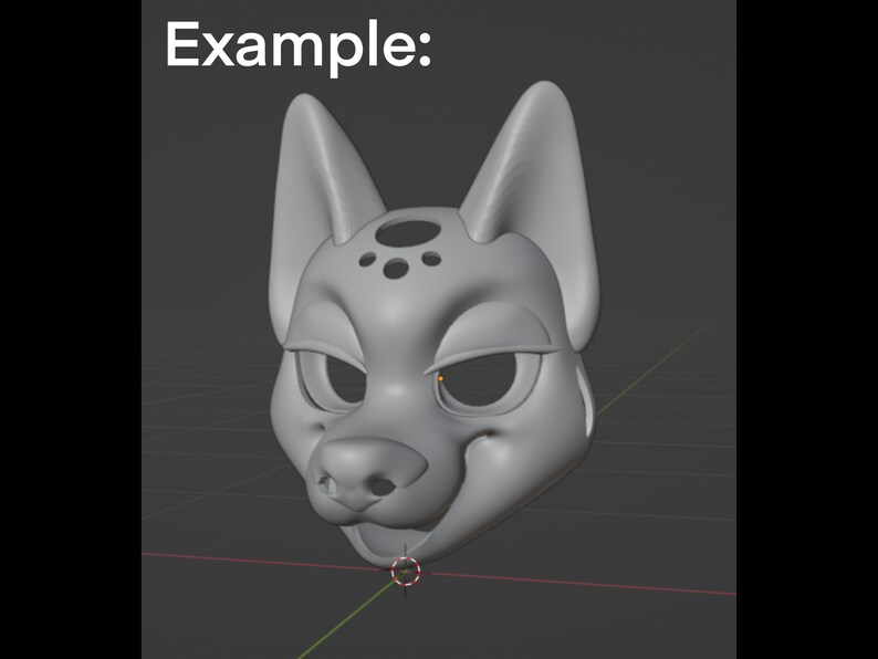 Custom Fursuit Head STL Files - Etsy