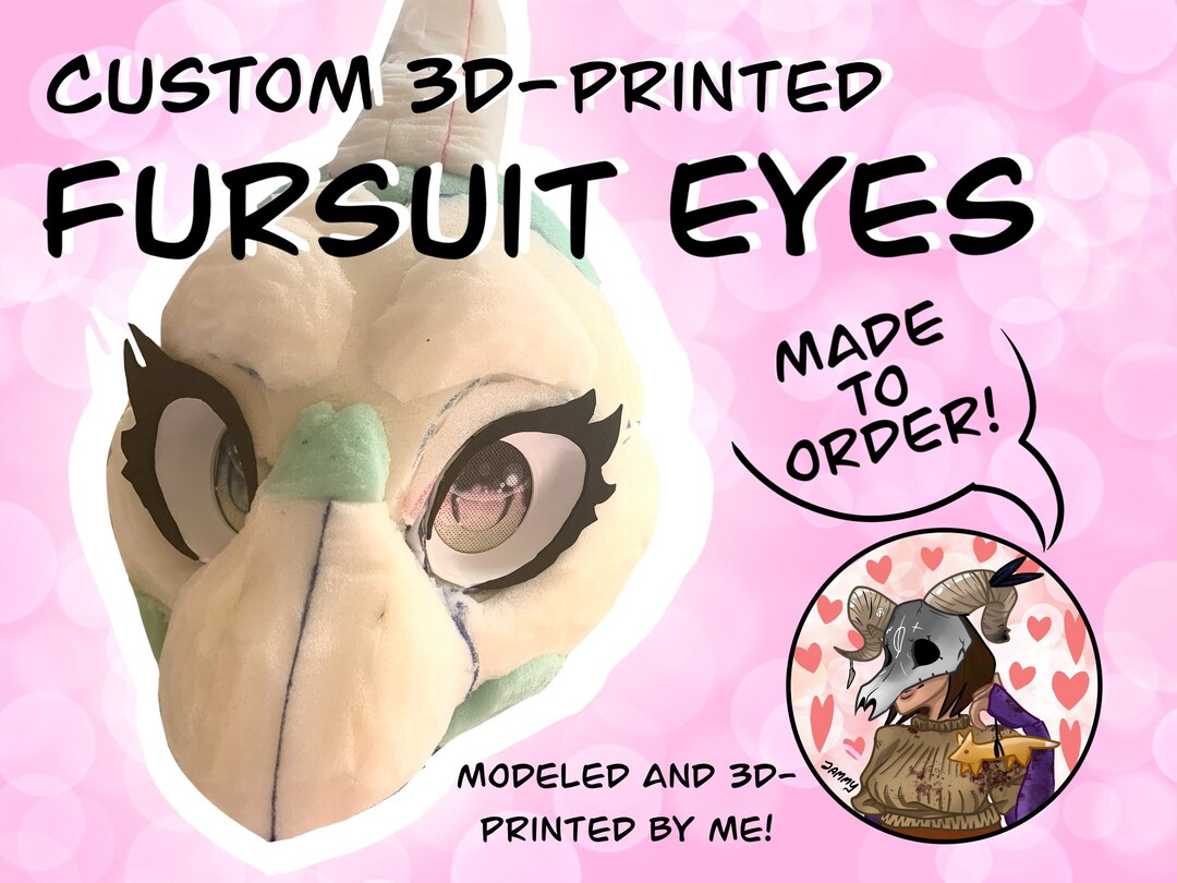 Custom 3D Printed 'follow-me' Fursuit Eyes! - Etsy
