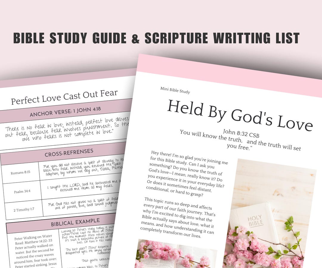 Bible Study Guide| Scripture Writing Plan| Bible Study Guide for Women ...