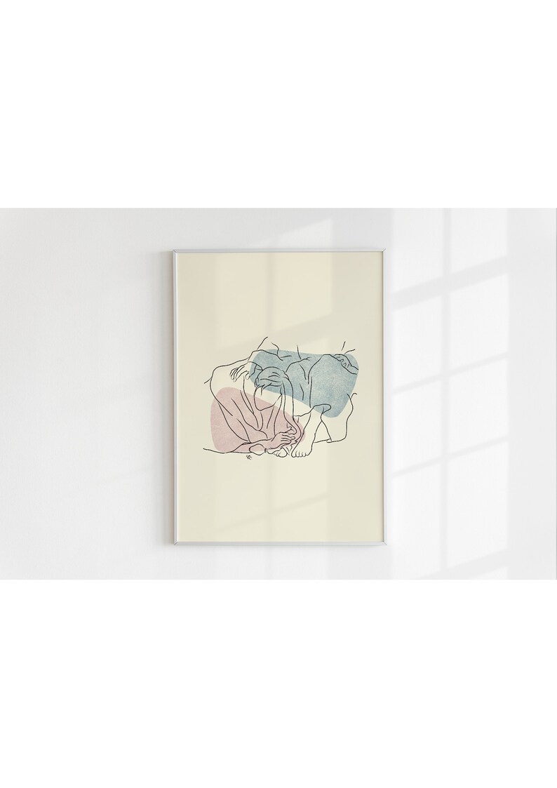 Washing Jesus's Feet, Digital Print, Minimalist, Home Decor Gift ...