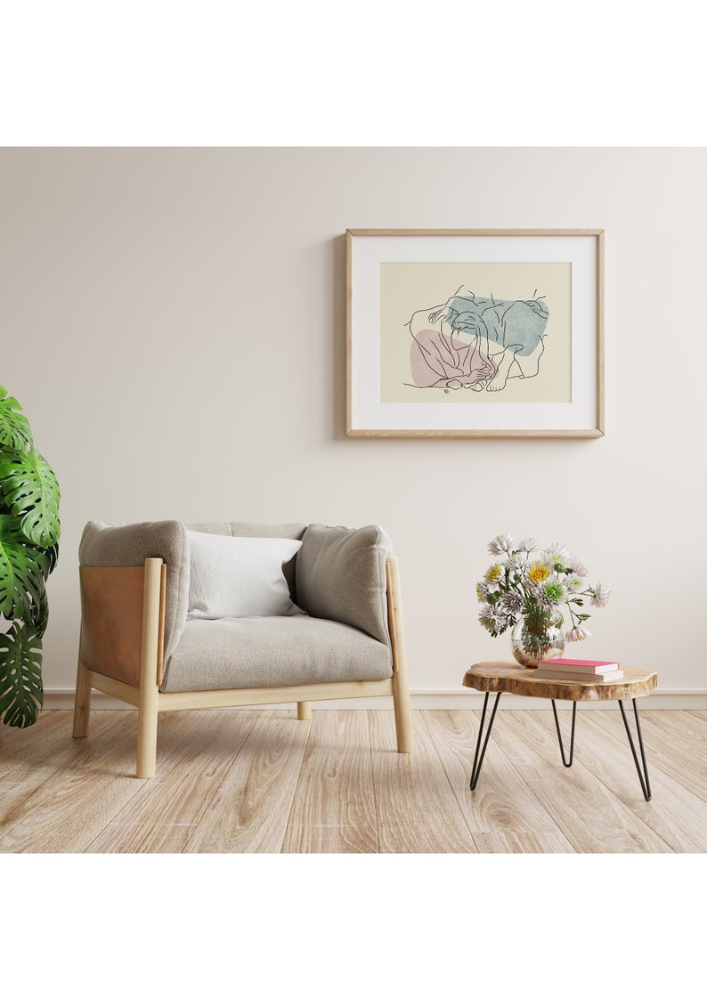 Washing Jesus's Feet, Digital Print, Minimalist, Home Decor Gift ...