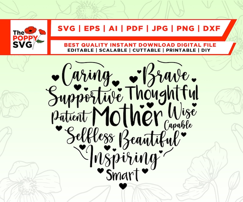 Mom Svg Mother Svg Mom Heart Svg Shirt Mama Svg Heart - Etsy