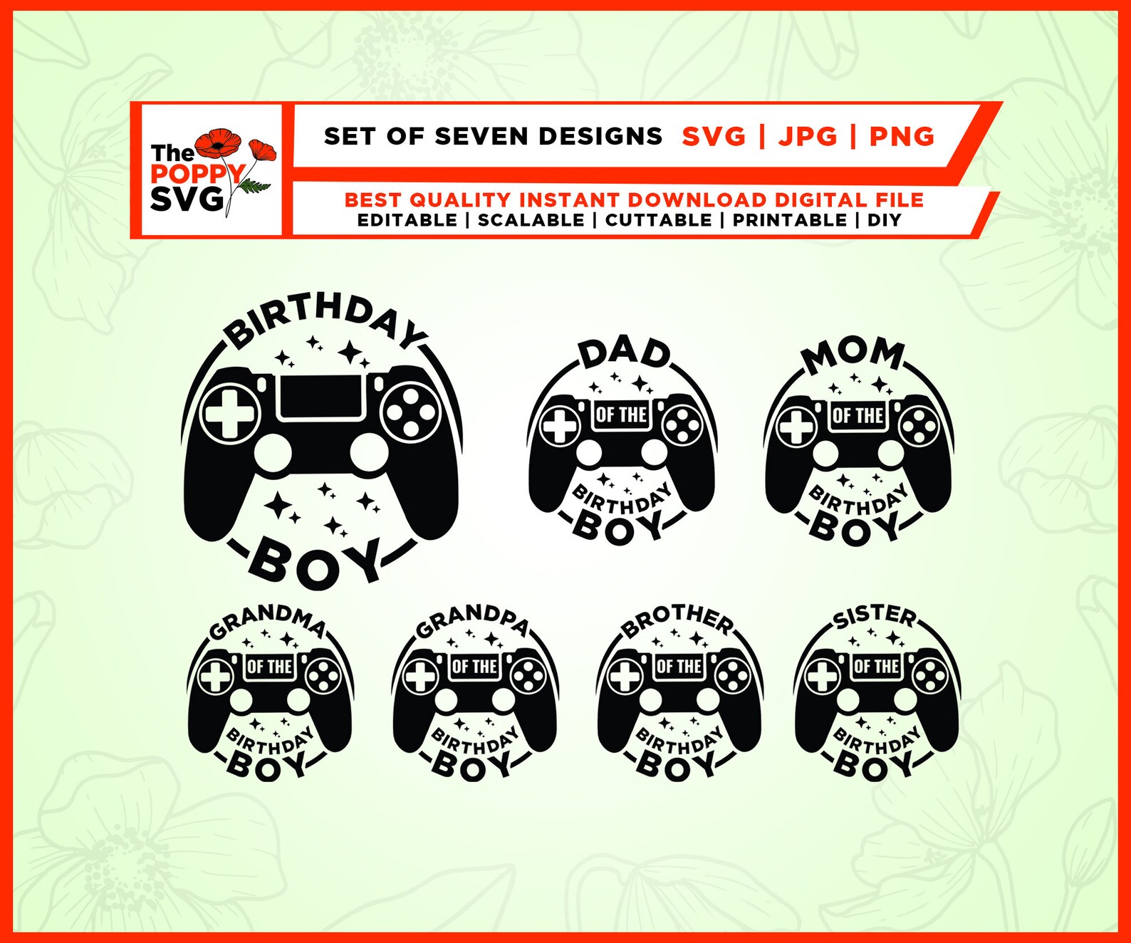 Gaming Birthday Bundle Svg, Birthday Gamer Svg, Video Game Svg, Kids ...