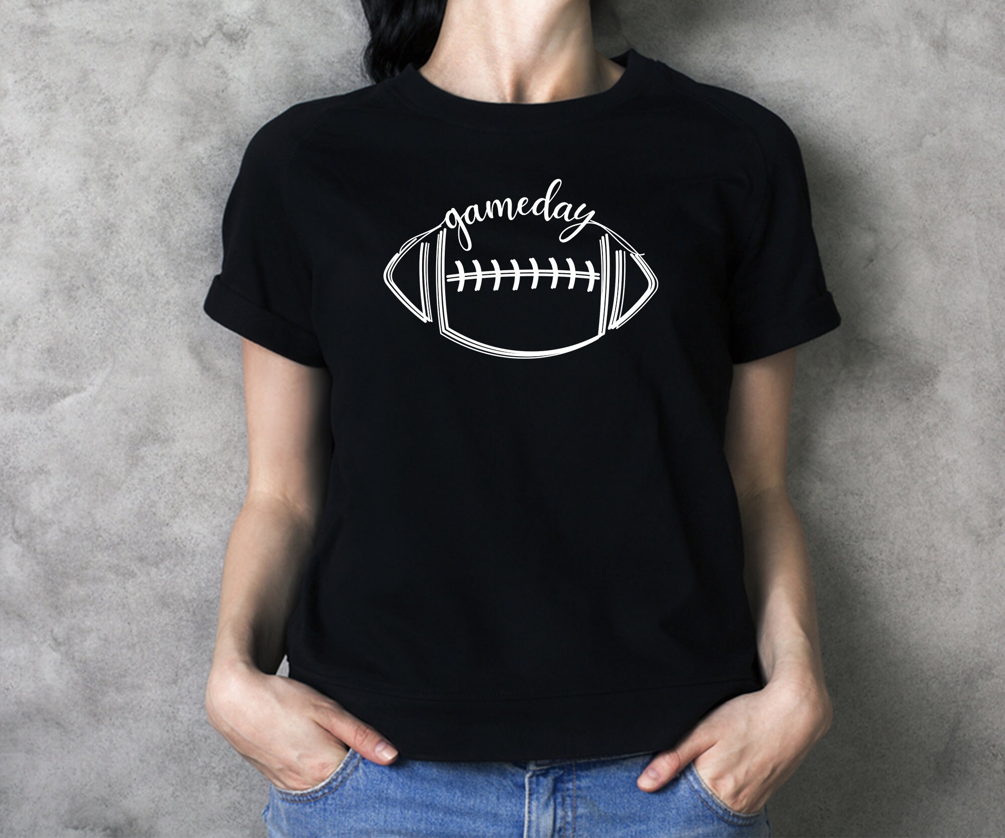 Día de juego svg Puntadas Fútbol svg Deportes svg corte de - Etsy México