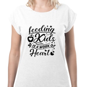 Feeding Kids is A Work of Heart Svg, Cafeteria Worker Svg, Lunch Lady ...