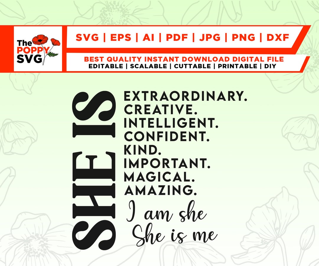 Woman Svg, Woman Empowerment Svg, Woman Affirmation Svg, Believe Svg ...