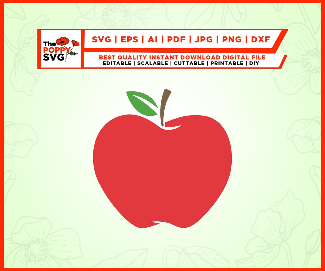 Apple Svg, Teacher Svg, School Svg, Apple Monogram Svg, Back to School ...