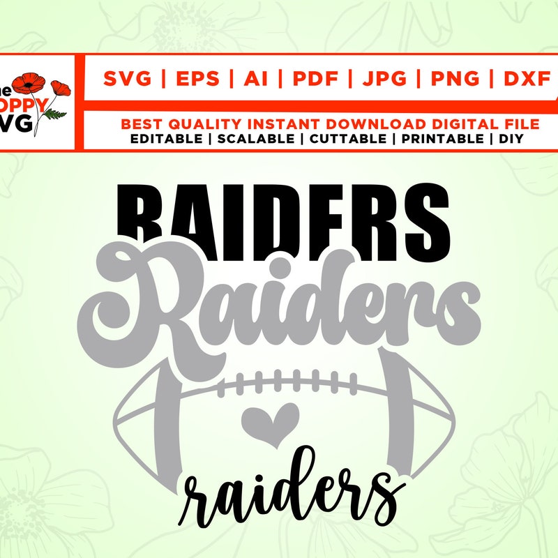 Raiders Svg - Etsy