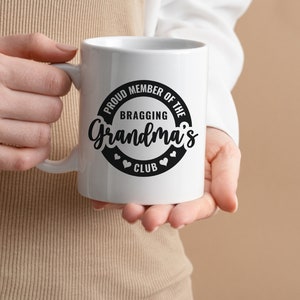 Proud Member of the Bragging Grandmas Club Svg, Nana Svg, Grandma Svg ...