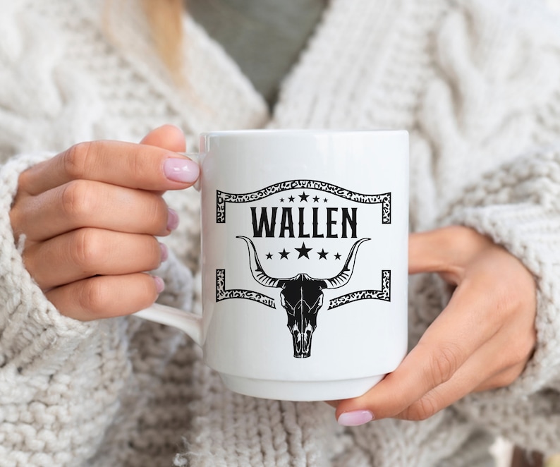 Wallen All Black Bullskull SVG, Wallen SVG, Png-custom Request, Wallen ...