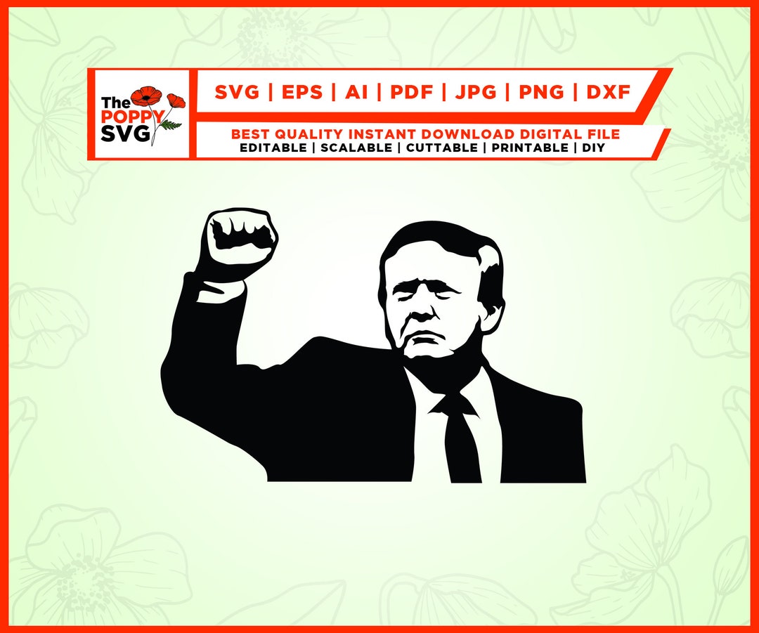 Trump Svg, Donald Trump Face, Png, Svg, Cricut, Sublimation, Iron On ...