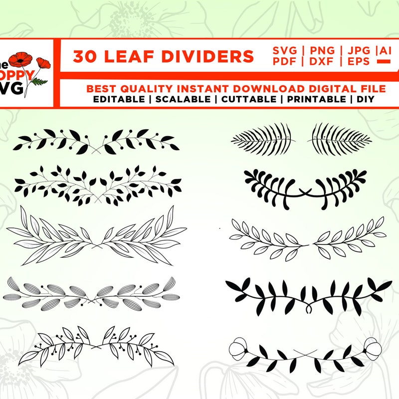 Vines and Leaves - Etsy