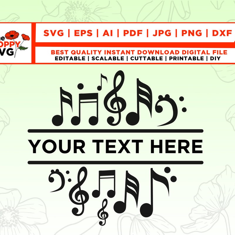 Music Notes Svg - Etsy