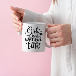 Girls Just Wanna Have Fun Svg, Girls Svg, Fun Svg, Girls Party Svg ...