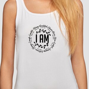 I Am Inspiration SVG, Bible Verse SVG, Cut File, Christian Inspiration ...