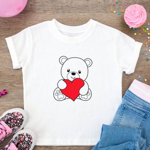 Valentine's Bear SVG, Bear SVG, Heart Svg, Cricut Cut Files, Silhouette ...