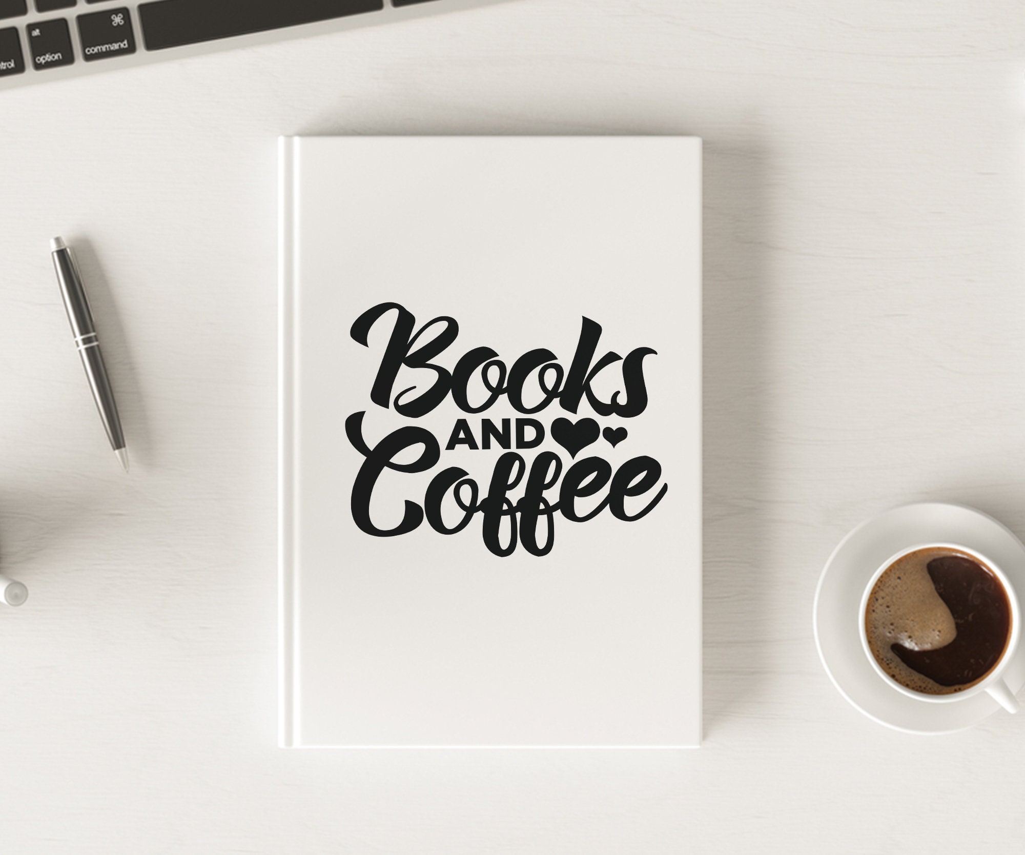 Books and Coffee Svg, Books Svg, Coffee Svg, T-shirs, Printable Files ...