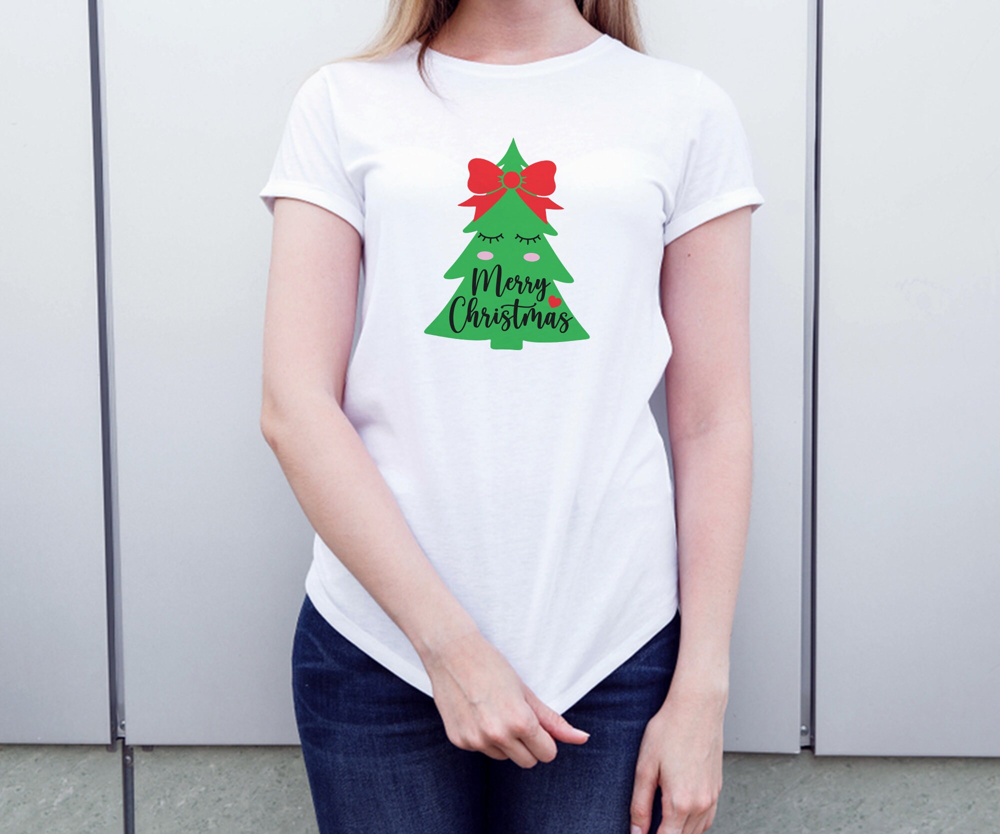 Girl Christmas Tree Svg, Girl Christmas Svg, Christmas Tree Svg, Png ...