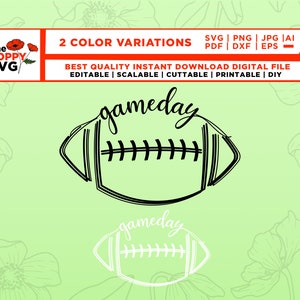Game Day Svg, Stitches, Football Svg, Sports Svg, Cut File for Shirt ...