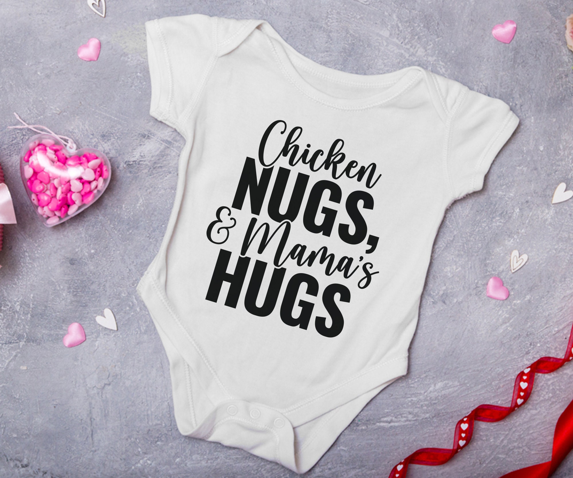 Chicken Nugs SVG Mama's Hugs SVG Toddler SVG Kids Svg - Etsy