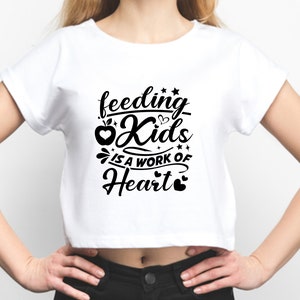 Feeding Kids is A Work of Heart Svg, Cafeteria Worker Svg, Lunch Lady ...