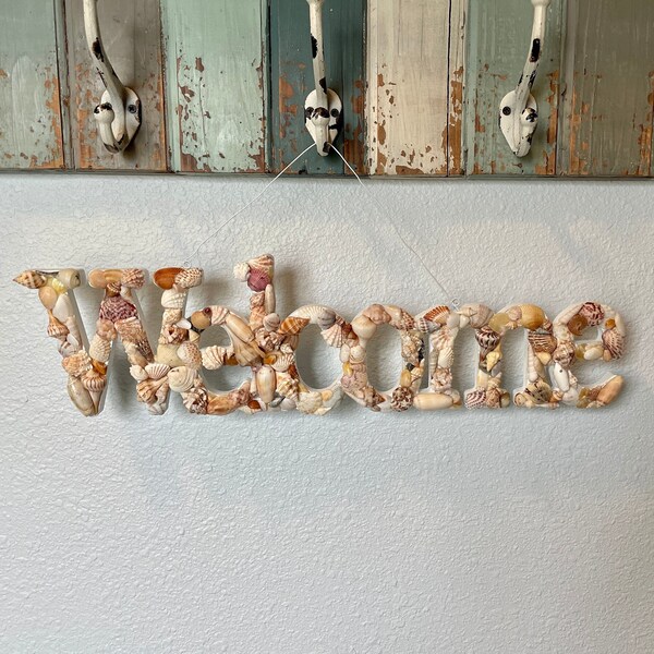 Seashell Welcome Sign - Etsy