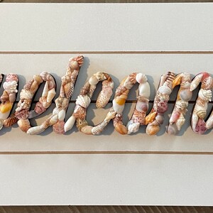 Seashell Welcome Sign - Etsy