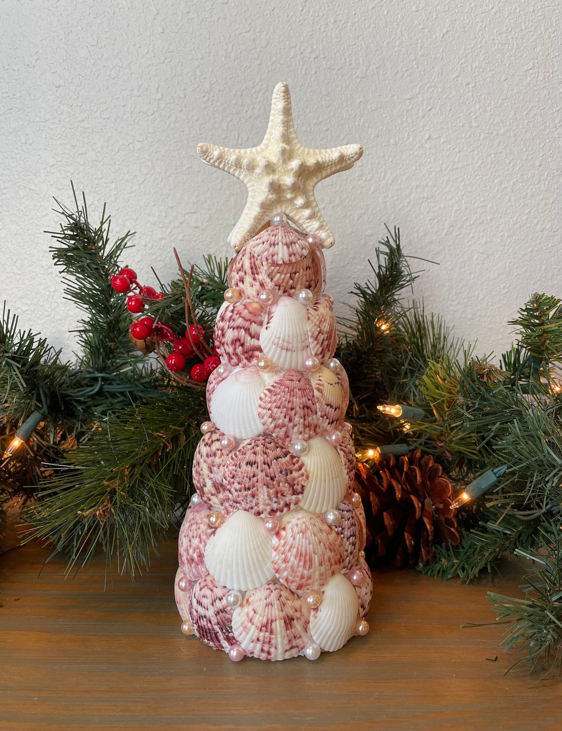 Calico Seashell Christmas Tree - Etsy