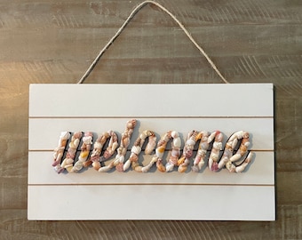 Seashell Welcome Sign - Etsy