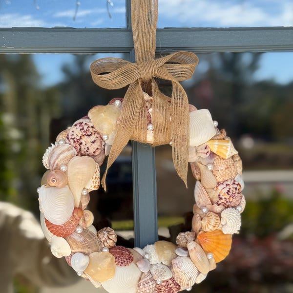 Seashell Wreath - Etsy