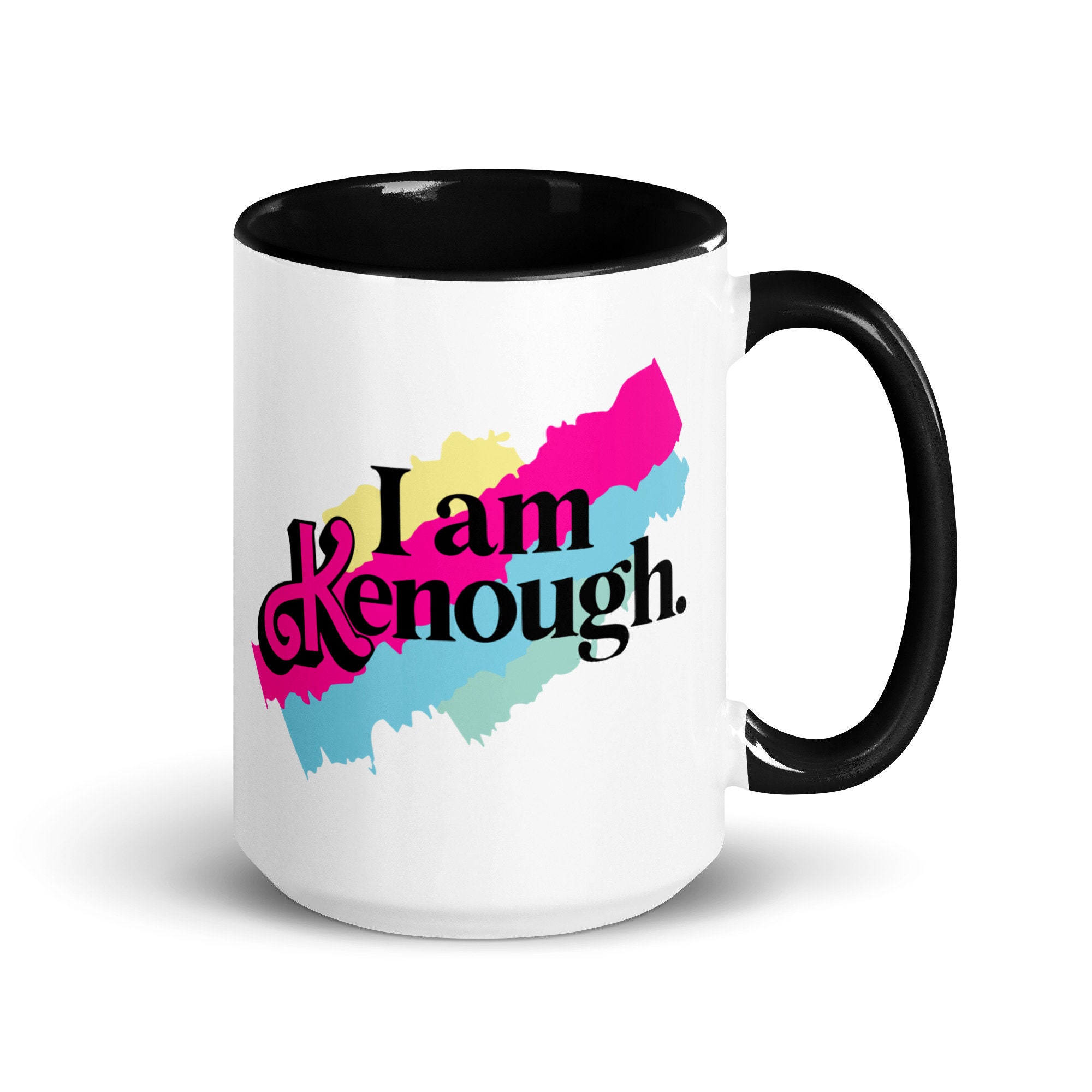 I am Kenough watercolor Mug with Color Inside Mug sold by Elena ...