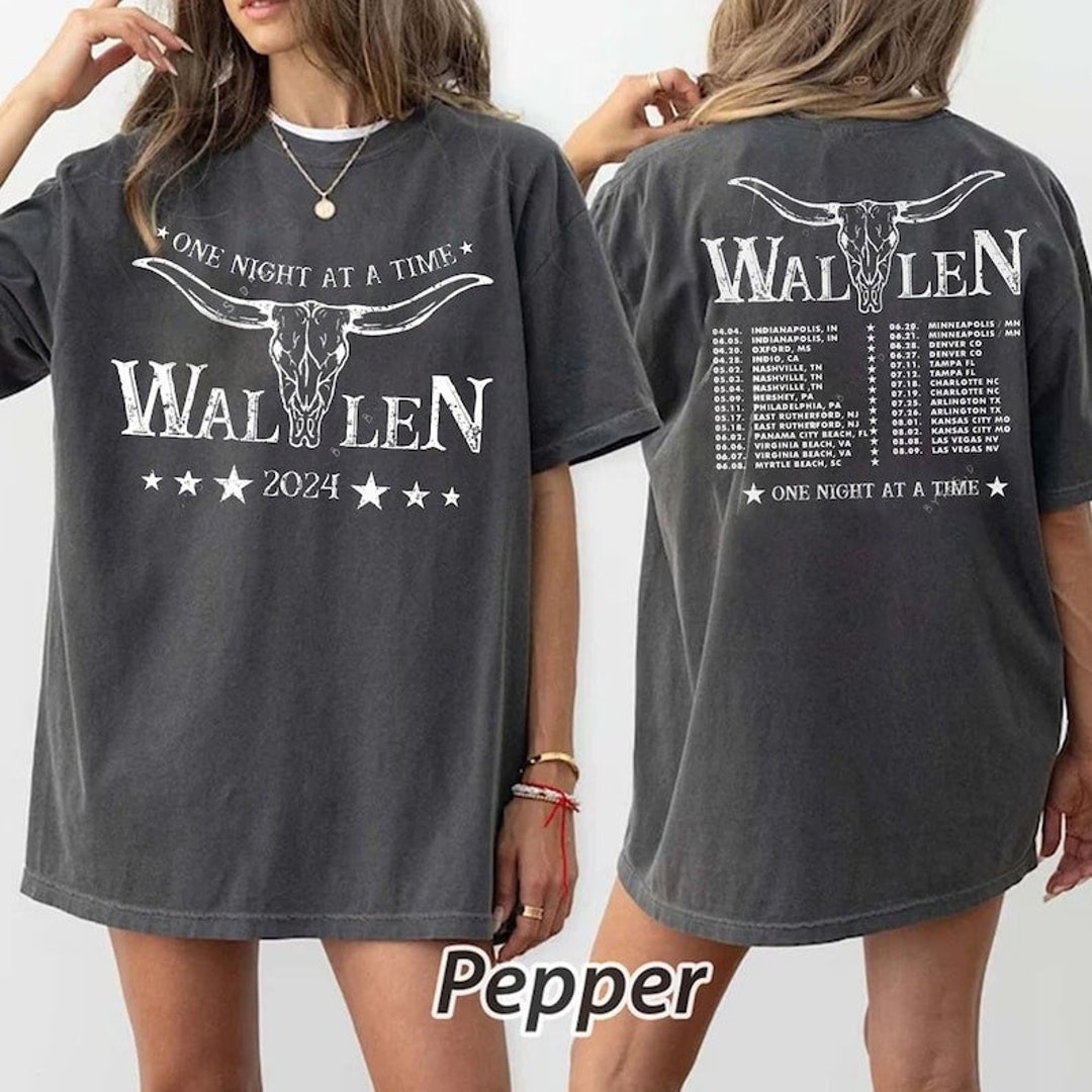 Morgan Wallen Tour 2024 T-shirt, Morgan Wallen One Night at A Time Tour ...
