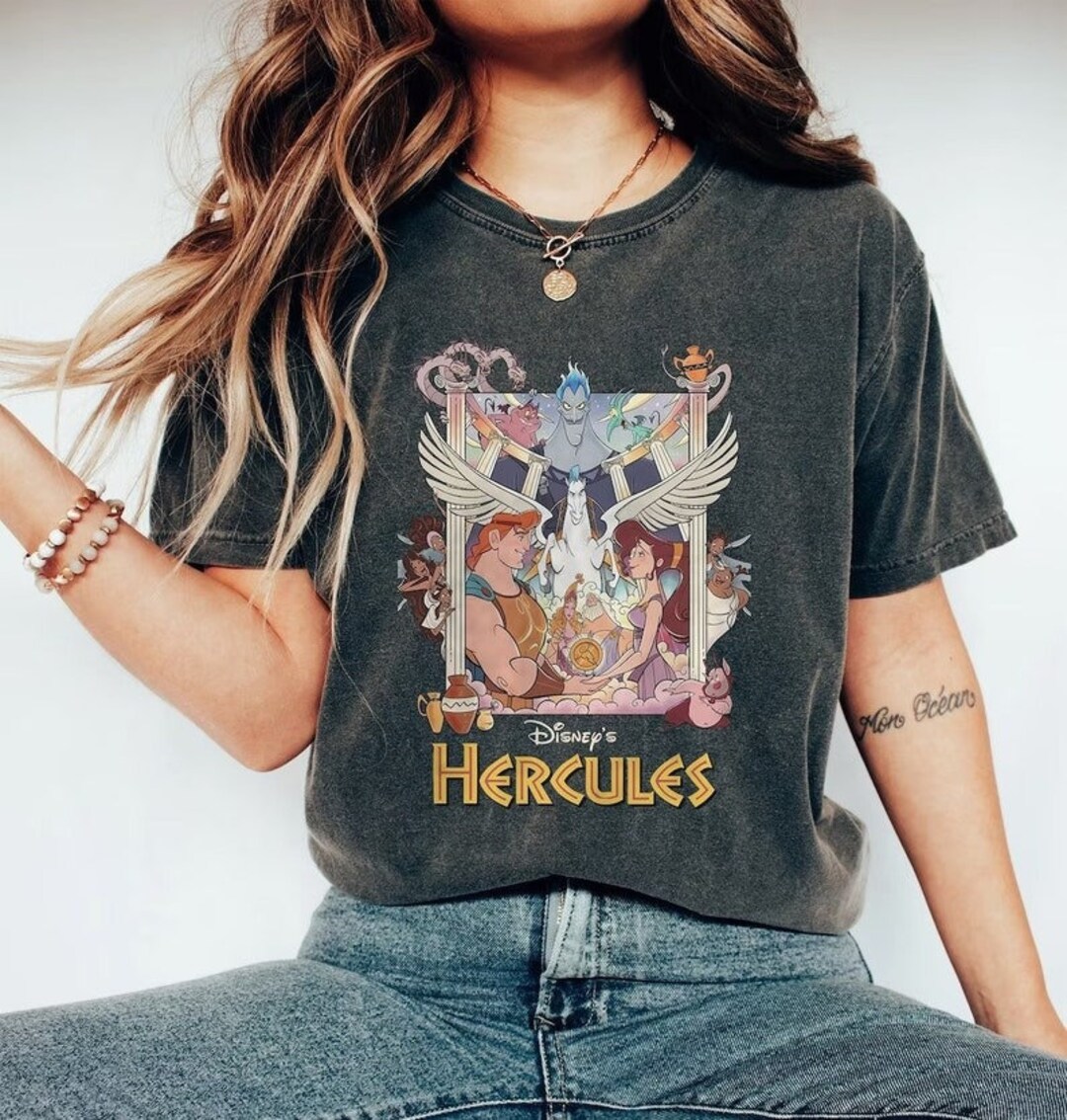 Vintage 90's Disney Hercules Comfort Colors® Shirt, Retro Hercules 1997 ...