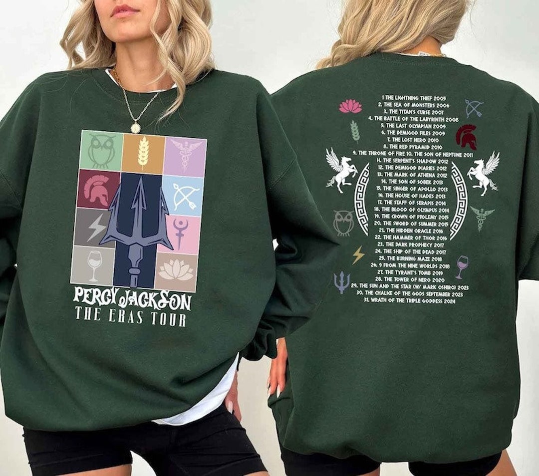 Percy Jackson and the Olympians Eras Tour Sweatshirt, Greek Mythology ...