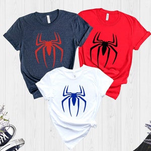 Spider T-shirt Spider-man Shirt Superhero Shirt Spiderman - Etsy