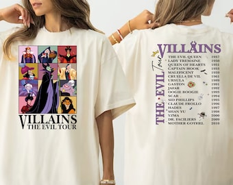 In My Disney Villain Era Shirt, Maleficent T-shirt, Evil Queen Tee, Disney Villains Shirt, Evil ...