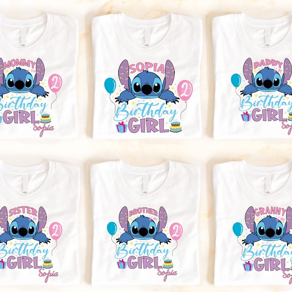 Stitch Birthday Shirt 5 - Etsy