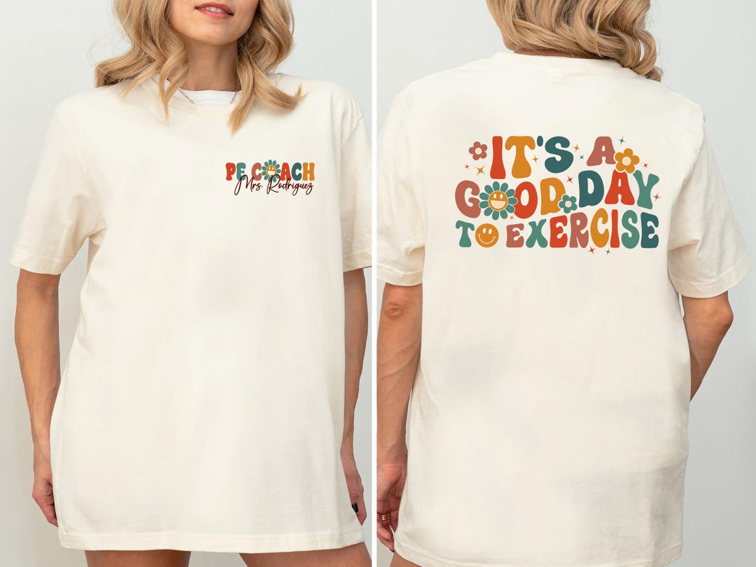 Custom Pe Coach Shirt, Exercise Teacher Sweatshirt, PE Teacher Shirt ...