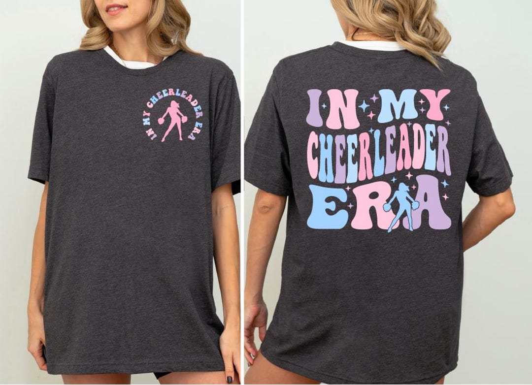 İn My Cheerleader Era Shirt, Custom Cheerleader T-shirt, Girls Cheer ...