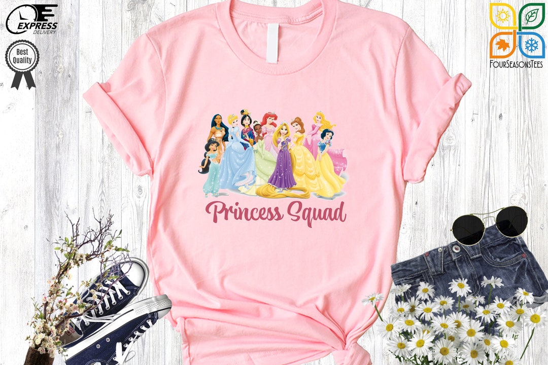 Disney Princess Squad Shirt, Disneyland Girls Squad Shirt, Disney ...