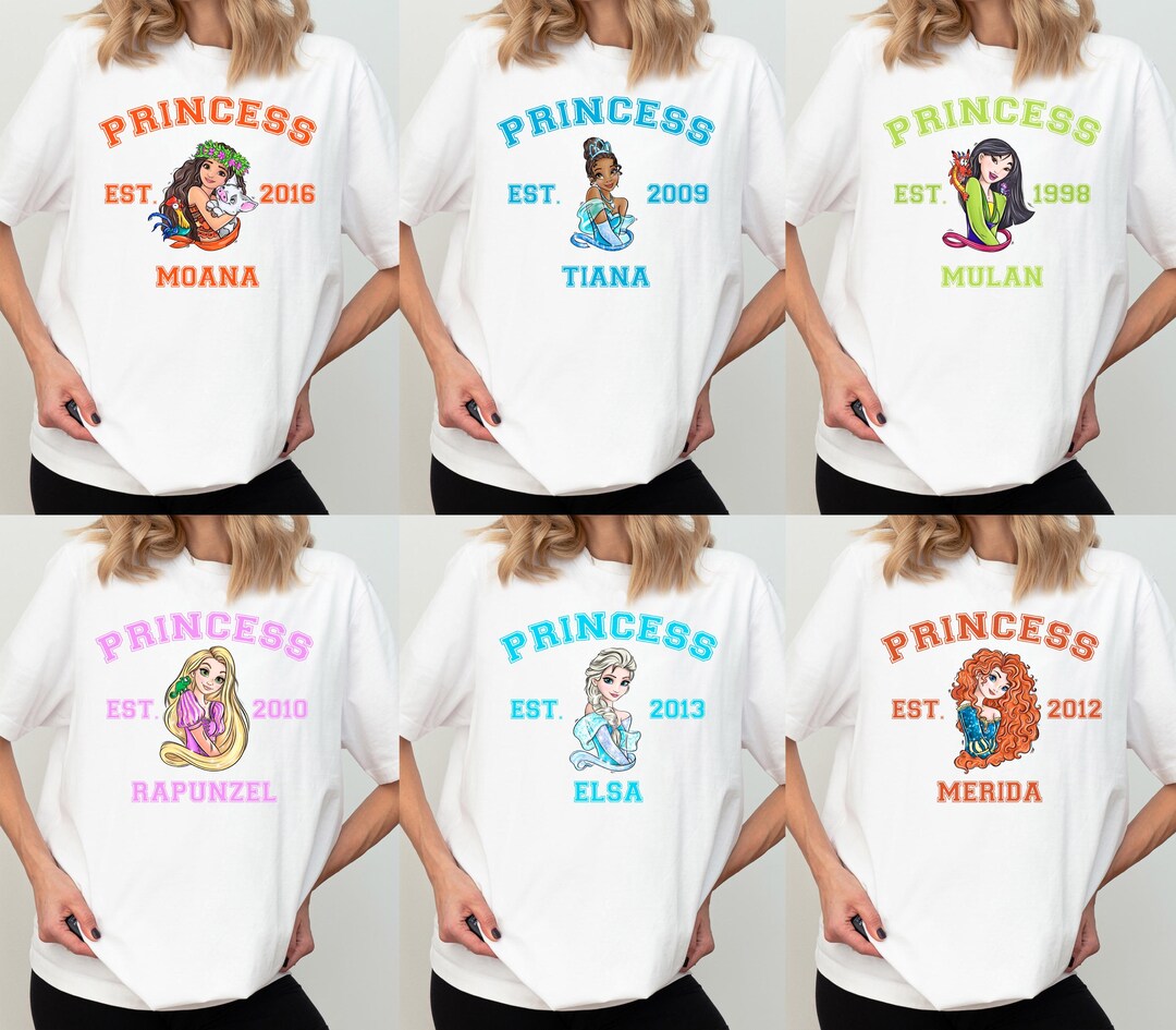 Disney Princesses Shirt, Custom Matching Disney Shirt, Magic Kingdom Family Matching Tee, WDW ...