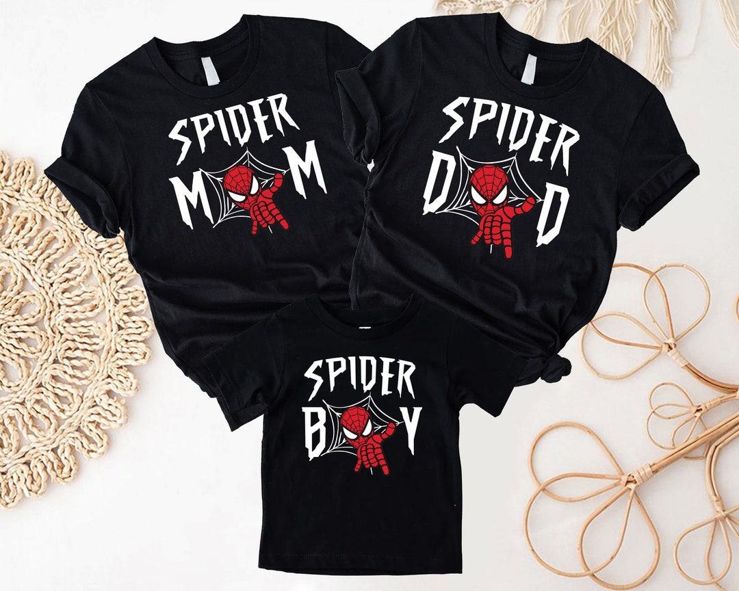 Spider Man Family Shirt, Spider Boy Shirt, Spider Mom Shirt, Spider Dad ...