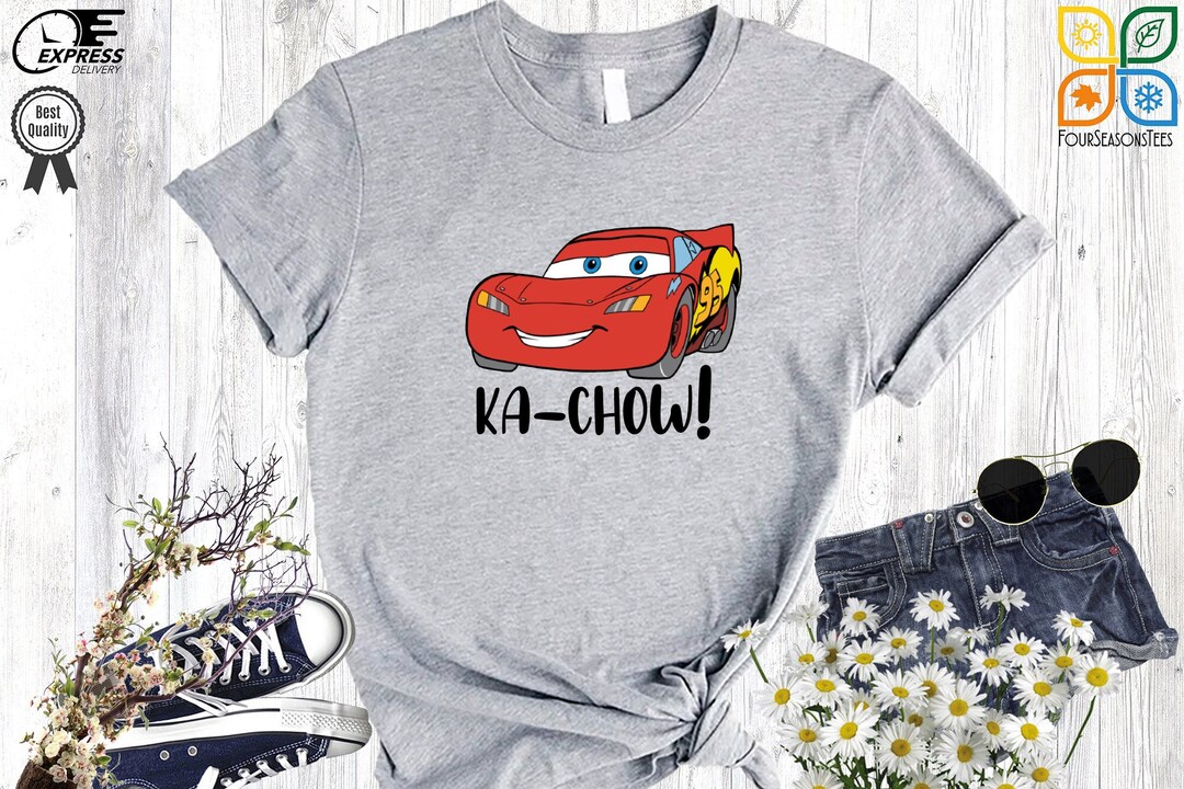Mcqueen Shirt, Lightning Mcqueen, Ka-chow Mcqueen Shirt, Disney Mcqueen ...
