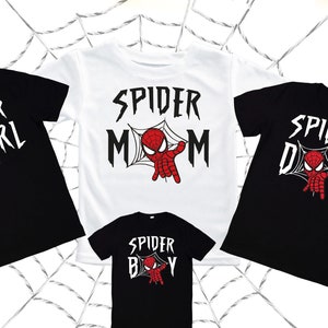 Spider Man Family Shirt, Spider Boy Shirt, Spider Mom Shirt, Spider Dad ...