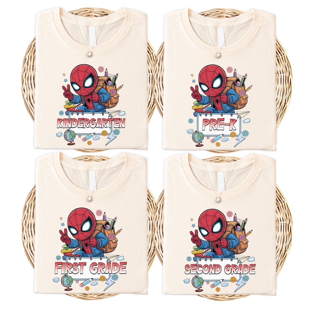Spiderman Grade Level Shirt, Marvel Graduation Shirt, Disney ...