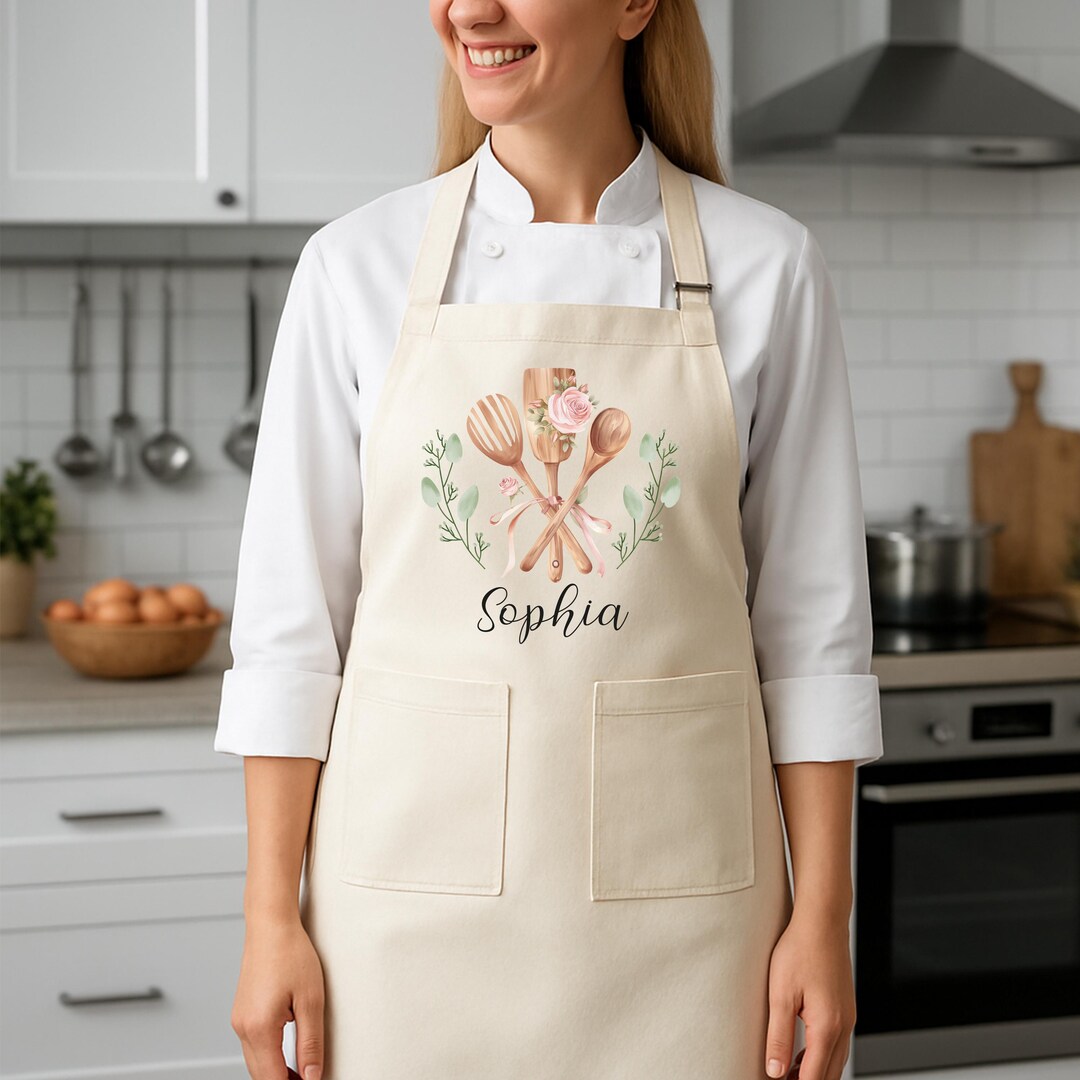 Personalized Apron, Name Apron, Custom Name Apron, Personalize Apron ...