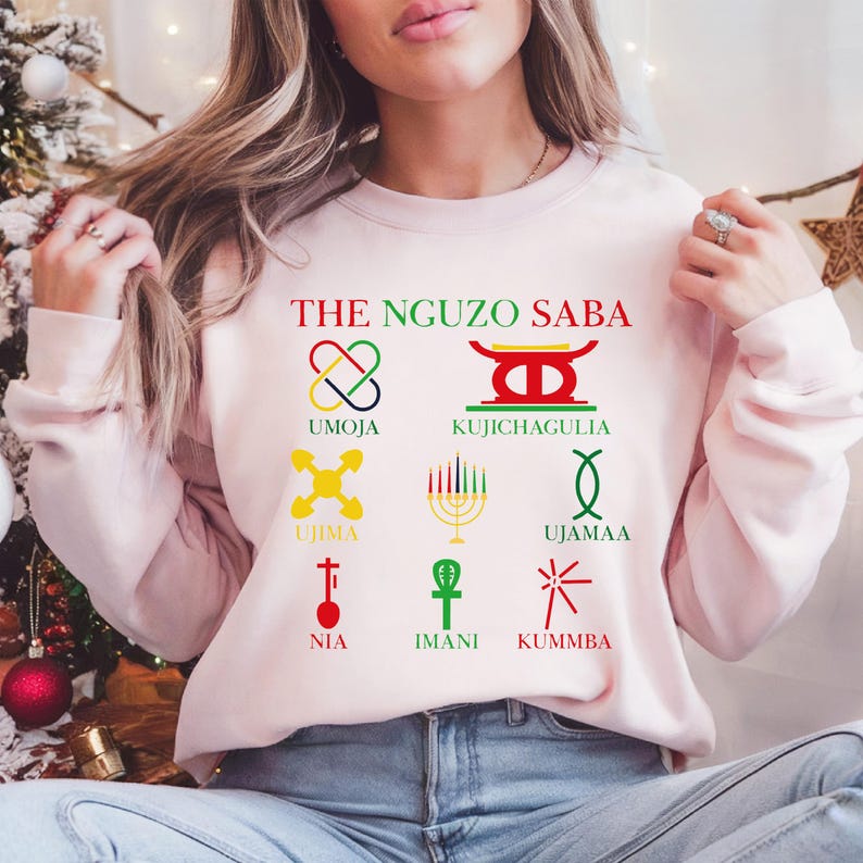 7 Principles of Kwanzaa Shirt, Nguzo Saba Tee, African American Kwanzaa ...