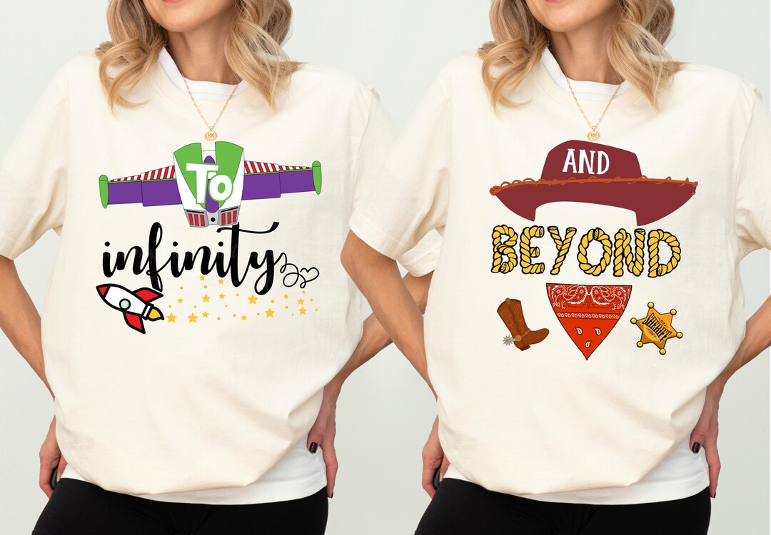 To Infinity and Beyond Couple Shirts, Toy Story Family Shirt, Disney ...